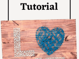 Free Template For L O V E Love String Art Project For Valentine S Day