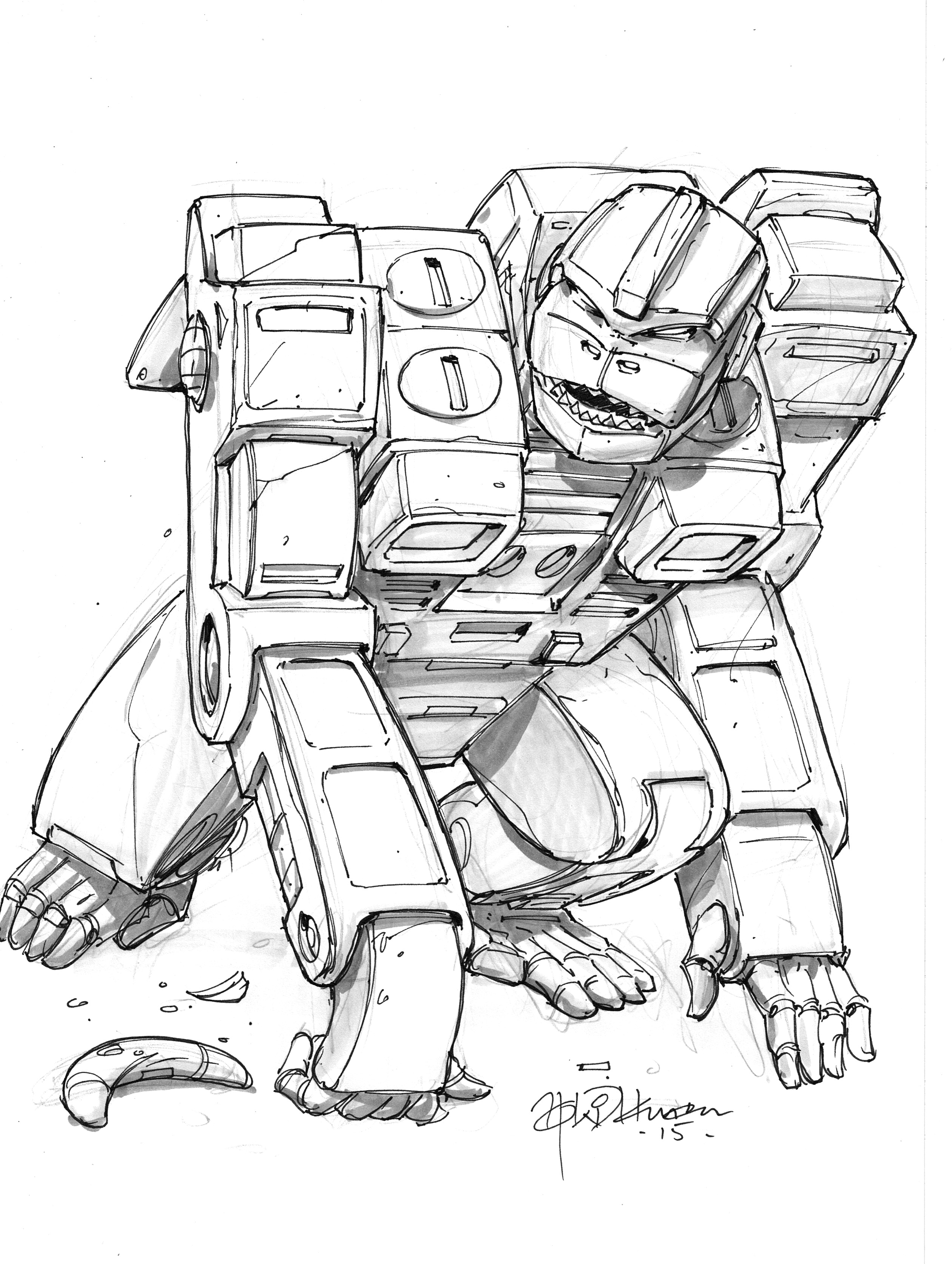 TRANSFORMERS SKETCHES - andrew wildman