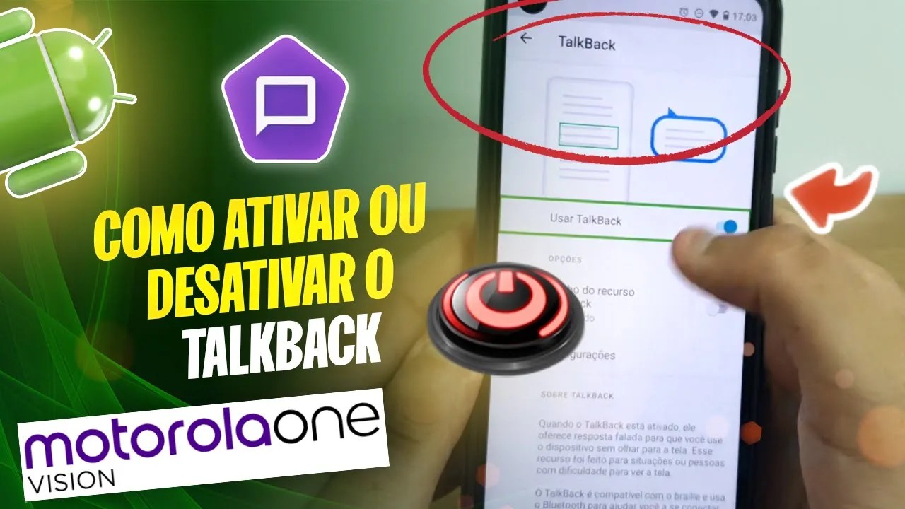 Como ativar ou desativar o Talkback no Moto One Vision – Passo a passo ...