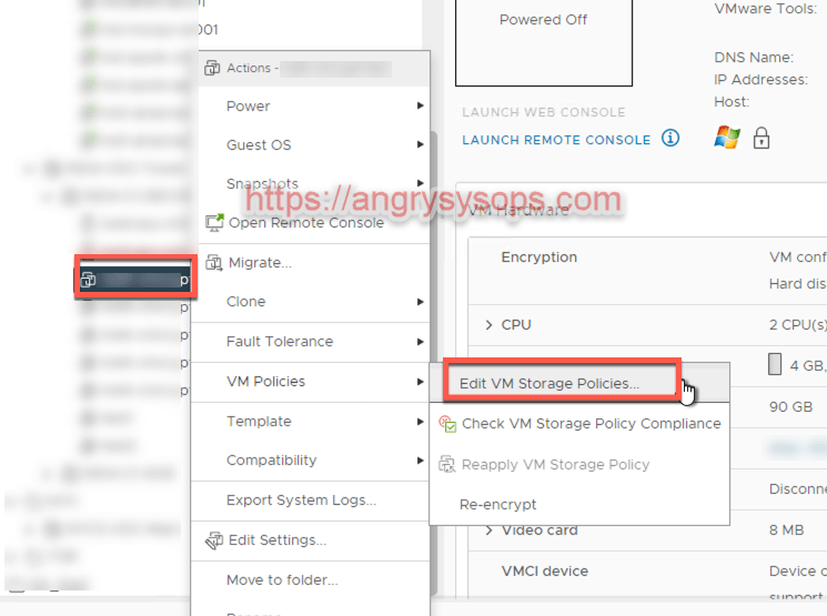 How to encrypt an existing Virtual Machine or Virtual Disk – Angry Admin