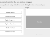 Angular Swiper Wrapper Angular Awesome