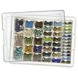Elizabeth Ward Bead Storage Solutions/Tray, 13 ¾” x 10 ½” x 2” (2pc ...