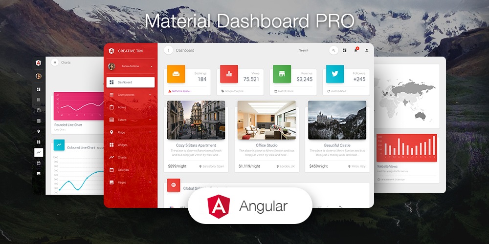 Material Dashboard By Angular Expo