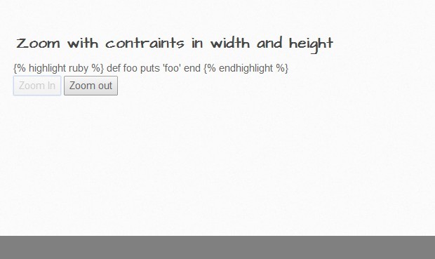 Zoom In and Zoom Out DOM Elements with AngularJS | Angular Script