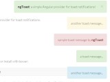 Angular Provider For Toast Notifications Ngtoast Angular Script