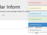 Growl Like Message Toaster For Angular Angular Inform Angular Script