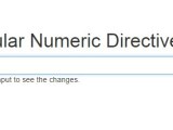 Minimal Angular Numeric Directive Angular Script