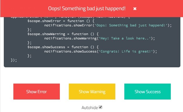 Stylish And Flexible Top Bar Notifications With Angularjs Angular Script
