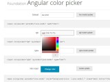 Angularjs Color Picker Directive For Foundation Angular Script