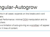Angular Directive For Auto Grow Auto Resize Of Textarea Angular Script