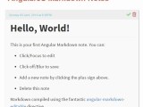 Angularjs Markdown Notes App Angular Script