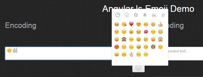 Angular Based Emoji Popup | Angular Script