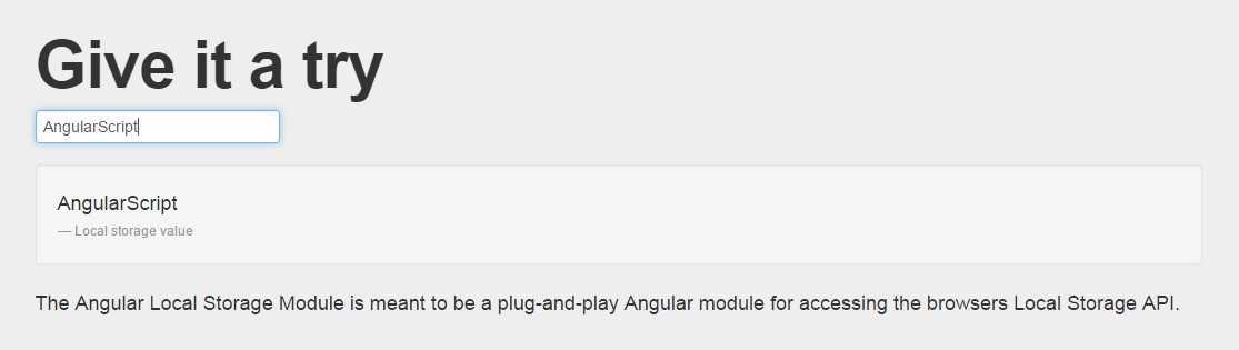 Angularjs Local Storage Module With Cookie Fallback Angular Script 0969