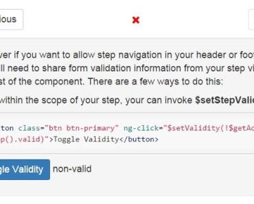 Angular 2 Form Wizard Component | Angular Script