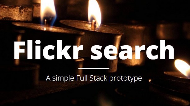 AngularJS Flickr Photo Search App | Angular Script