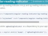 Angularjs 2 Reading Position Indicator Angular Script