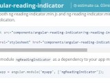 Angular Reading Time Indicator Plugin Angular Script