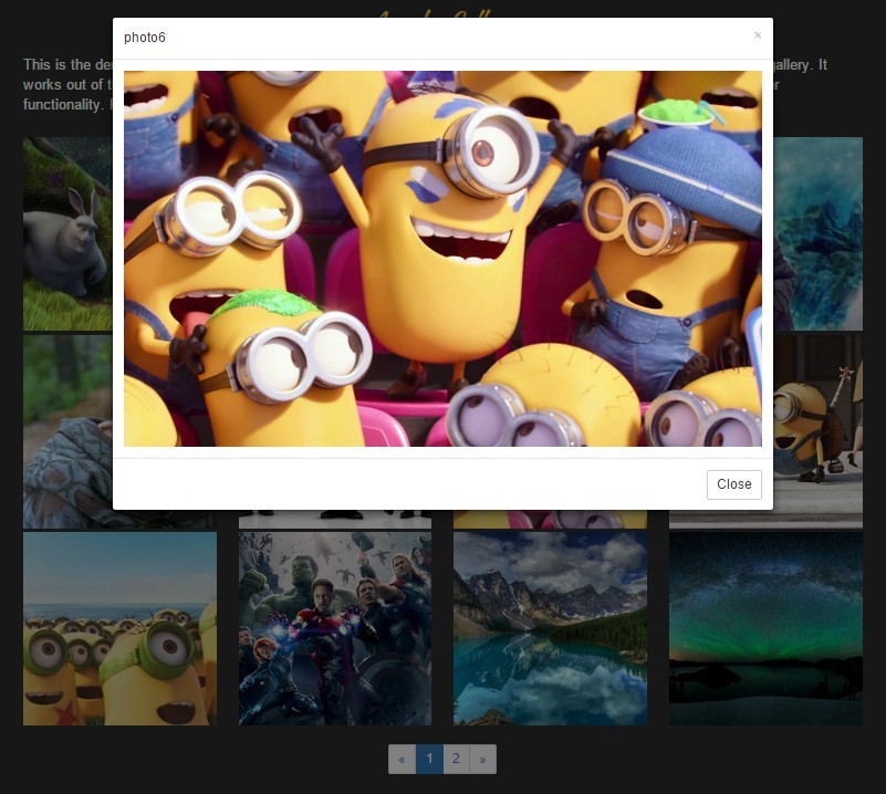 Angular Gallery Directive For Images and Videos | Angular Script