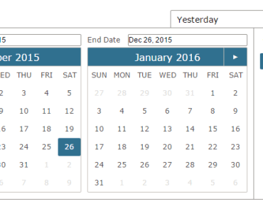AngularJS date range picker Components And Modules - Angular Script