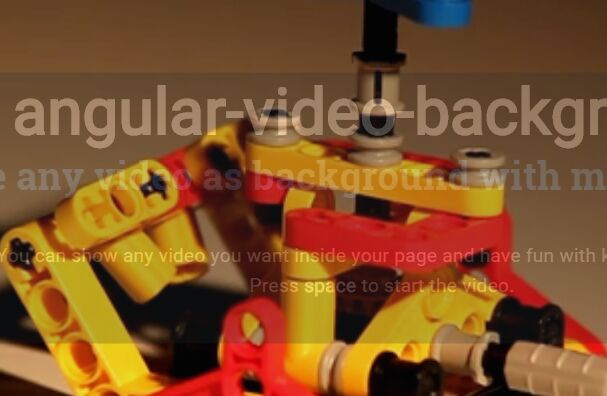 Lightweight Angular Video Background Module | Angular Script