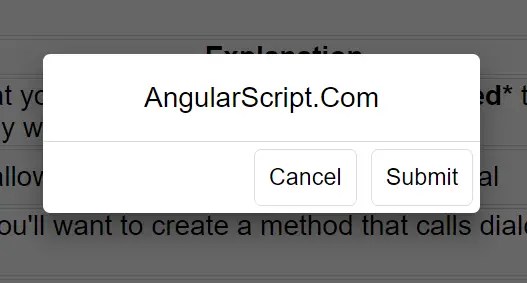 Dead Simple Dynamic Dialog Windows With Angularjs Angular Script
