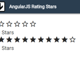 Angularjs Rating Stars Angular Script
