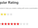 Customizable Angular Rating Module Angular Script