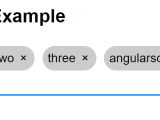 Angular 2 Tag Input Component Angular Script