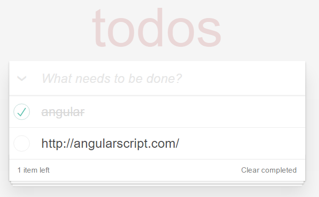Angular2 + TypeScript TodoMVC | Angular Script