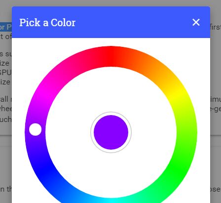 Angular Radial Color Picker Component | Angular Script