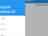 Simple Side Nav For Angular 7 Angular Script