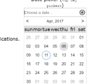 Highly Configurable Date Picker For Angular 2 Angular Script