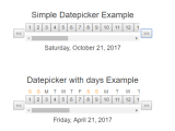 Horizontal Date Picker For Angular 2 Angular Script