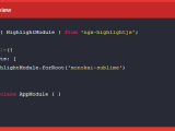 Angular Syntax Highlighting Module Highlight Js Angular Script