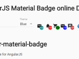 Material Badge For Angularjs Angular Script