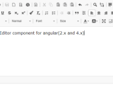 Angular Text Editor Components And Directives Angular Script
