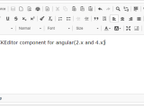 Ckeditor Component For Angular 2 4 Angular Script