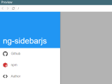 Mobile Sidebar Nav For Angular 5 Ng Sidebarjs Angular Script