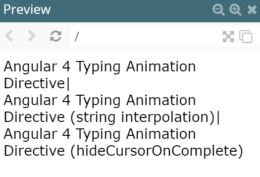 Typing Animation Directive For Angular 4+ | Angular Script