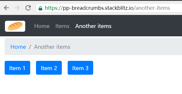 Angular 7 Breadcrumb Component Pp Breadcrumbs Angular Script