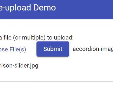 Angular upload Components And Directives - Angular Script