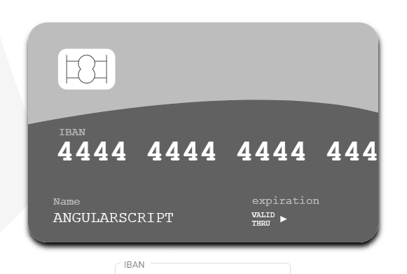 International Payment Card UI Library For Angular | Angular Script