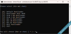 Cách sửa lỗi kén boot, dùng linux, dos, antivirus trên Anhdv Boot ...