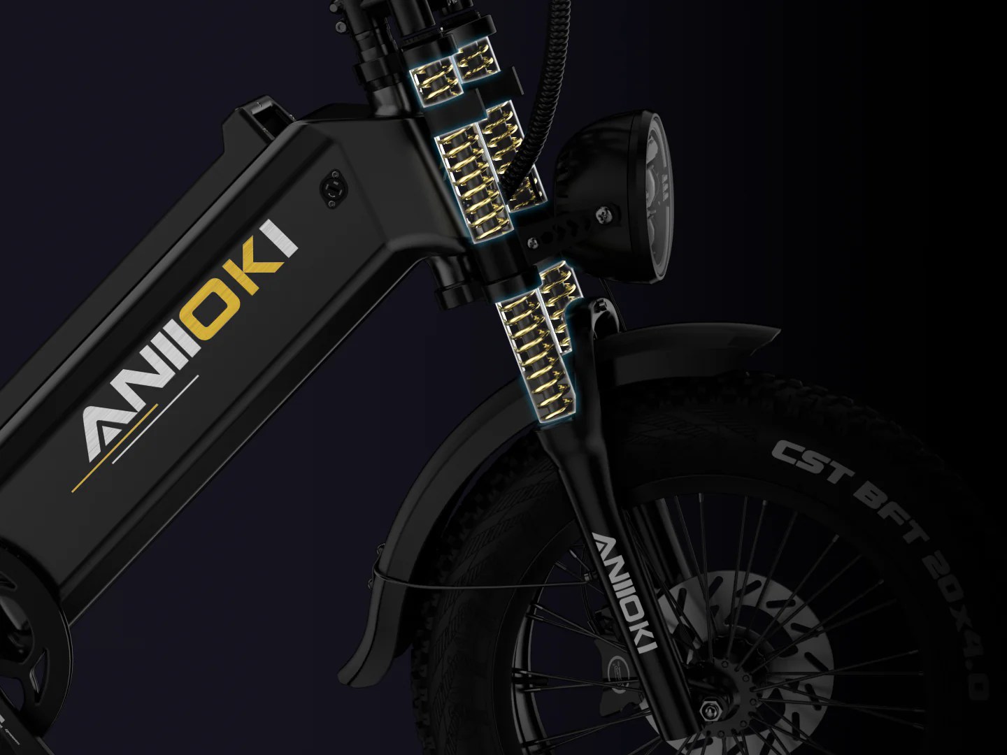 Aniioki Aq177 Long Range Step Thru Power Bike 60ah Removable Battery
