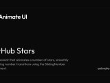Github Stars Animate Ui