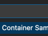Start Devcontainer Sample