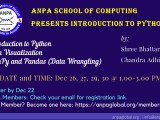 Introduction To Python And Data Wrangling Anpa Global