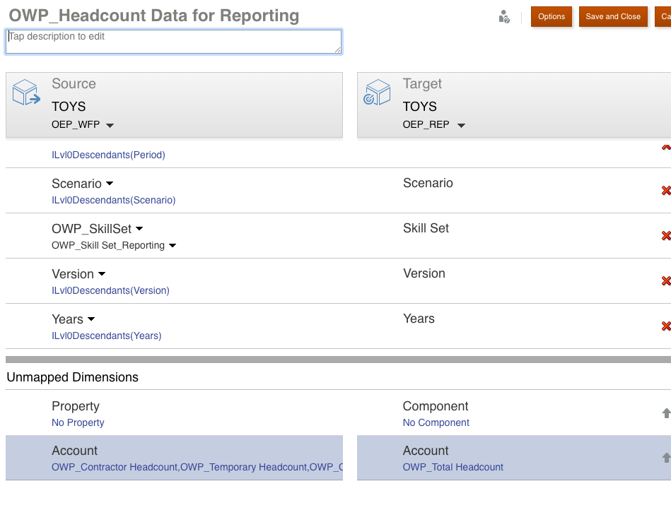 EPBCS Data Maps – How to improve the Headcount Transfer to Reporting ...