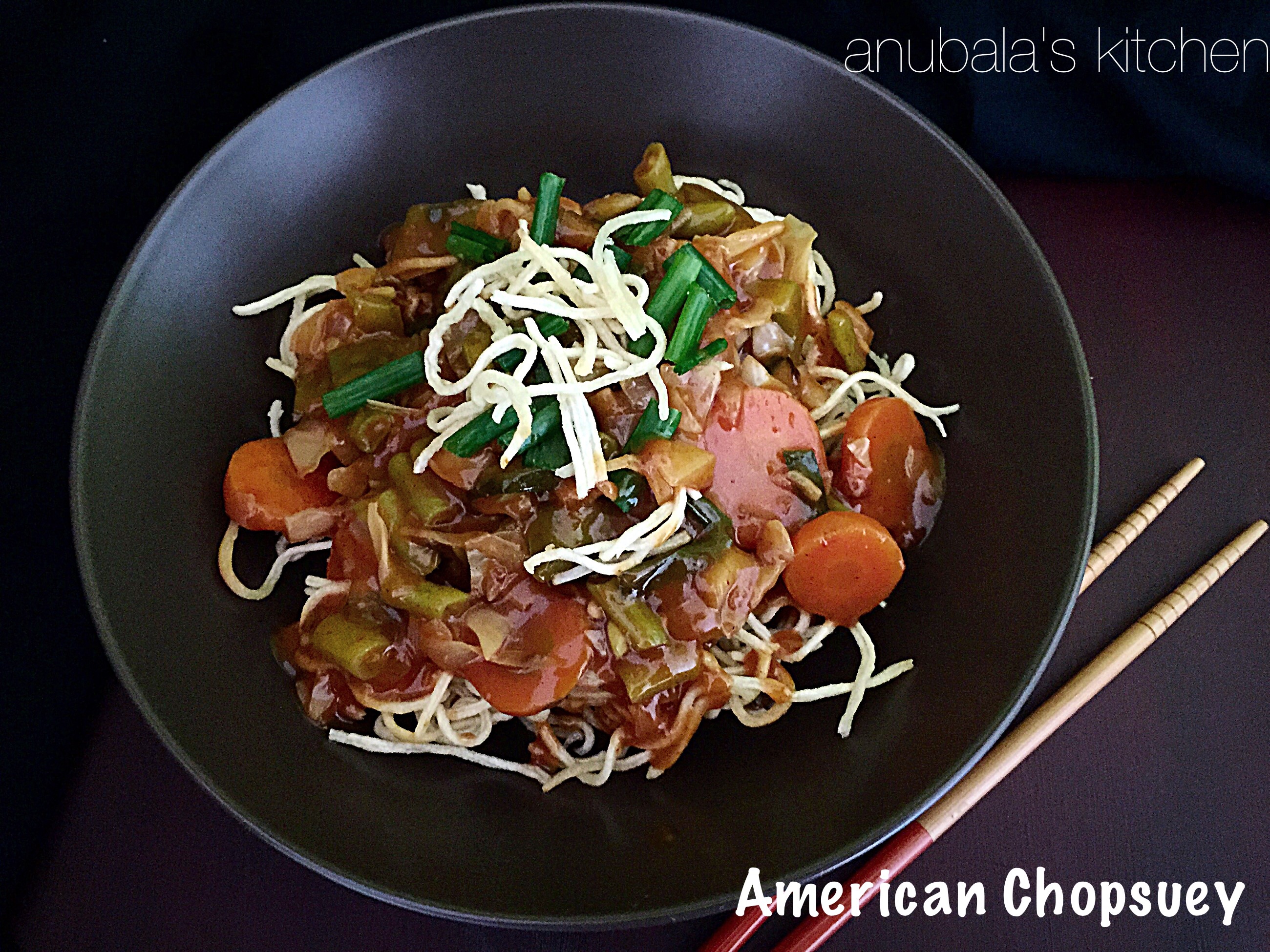 American Chopsuey – anubala's kitchen