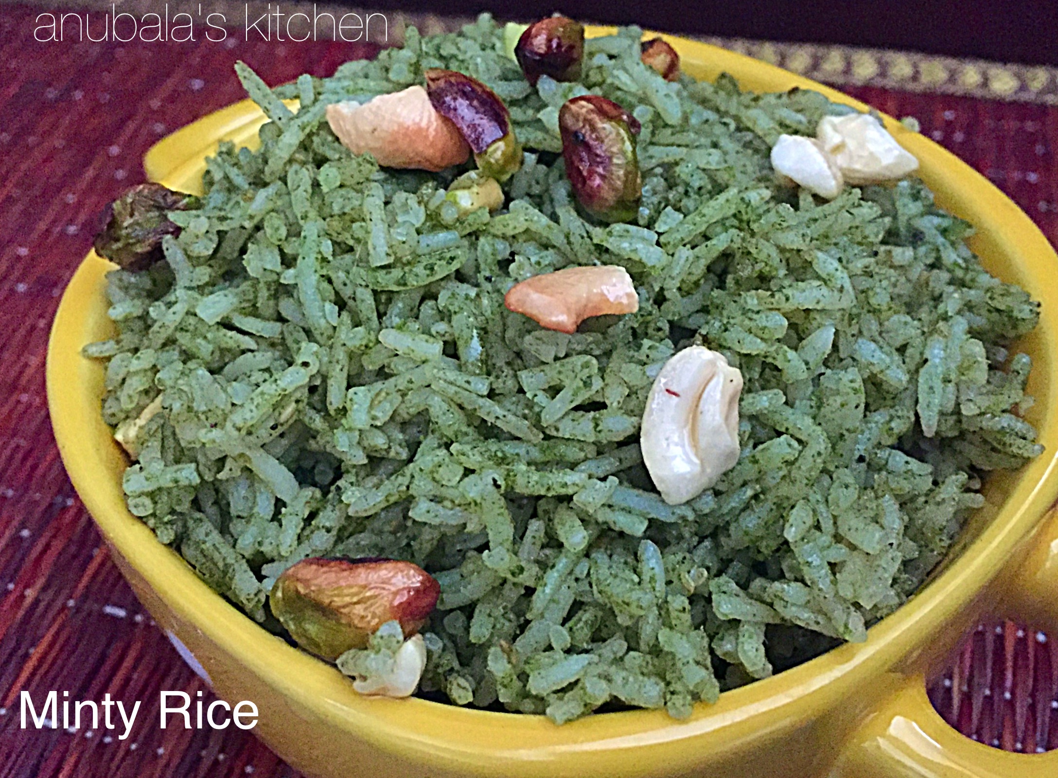 Minty Rice – anubala's kitchen